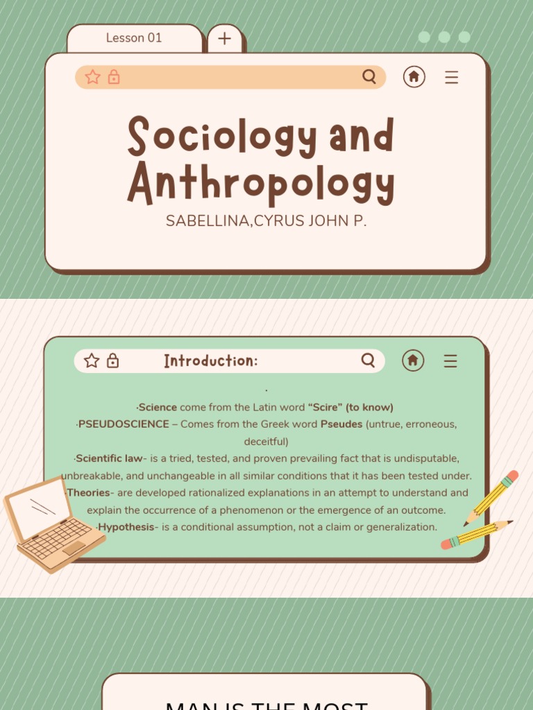 Sociology and Anthropology | PDF | Sociology | Anthropology