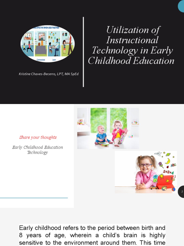 Unit 1 Technology in Early Childhood Education | PDF | Learning | Early ...