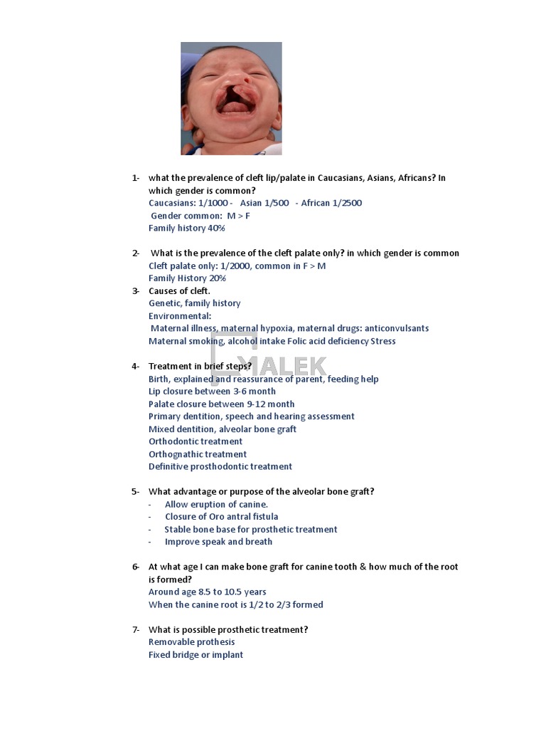 Cleft Lip PDF | PDF | Human Anatomy | Human Head And Neck