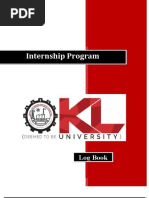 Internship Log Book | PDF