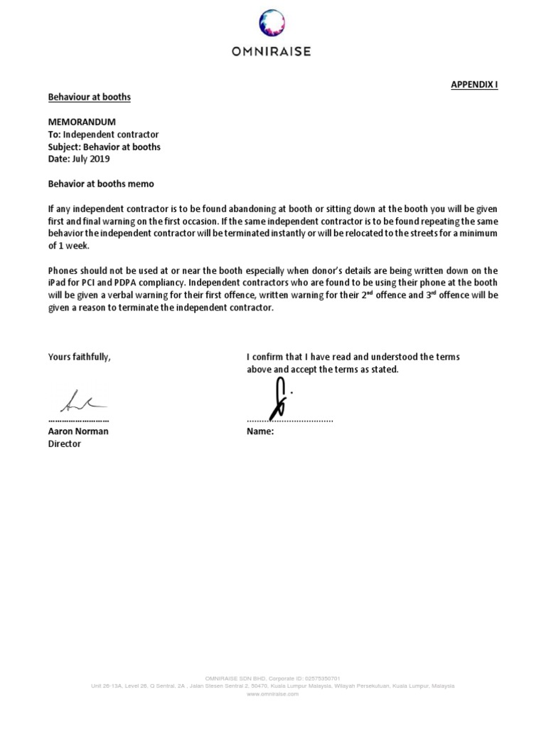 Omniraise Fundraiser Memo.pdf | PDF | Fundraising | Employment