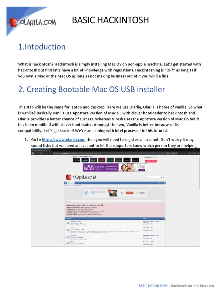 Hackintosh Guide | PDF | Booting | Computing