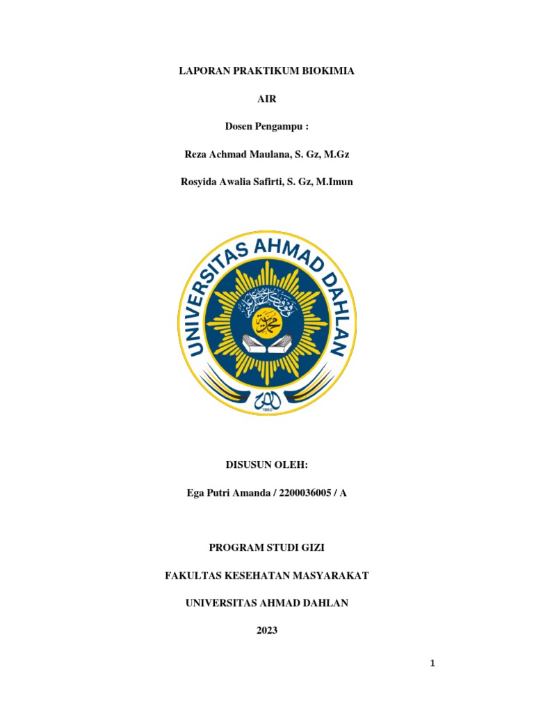 Ega Putri Amanda - Air PDF | PDF