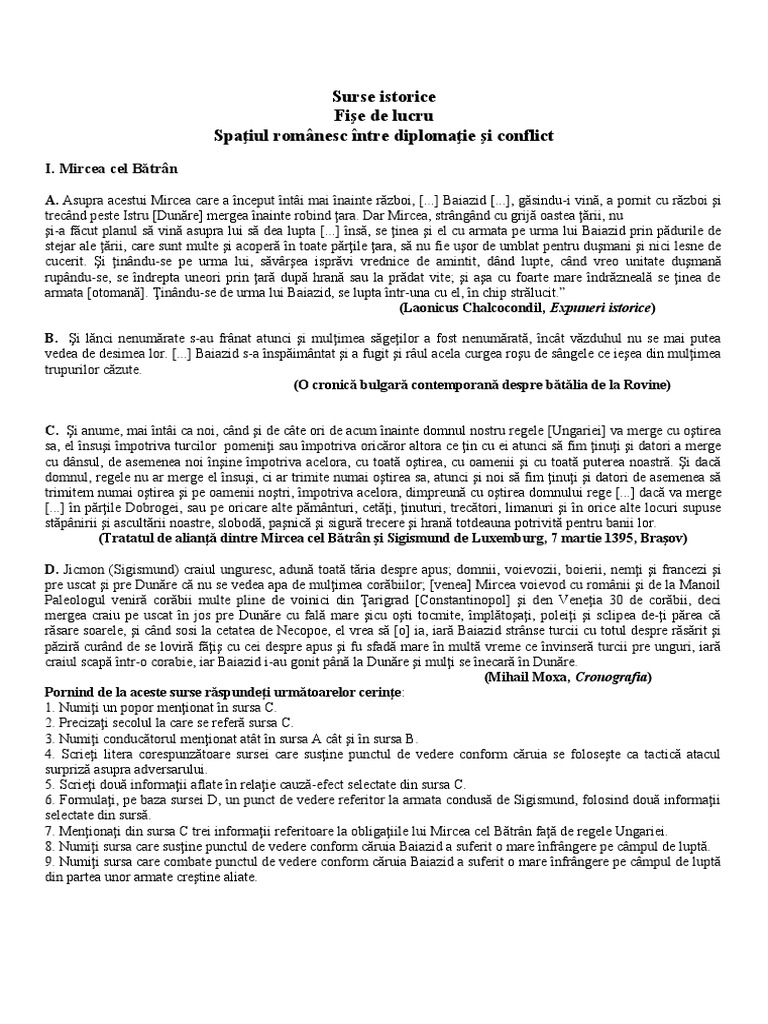 34 Fise de Lucru | PDF