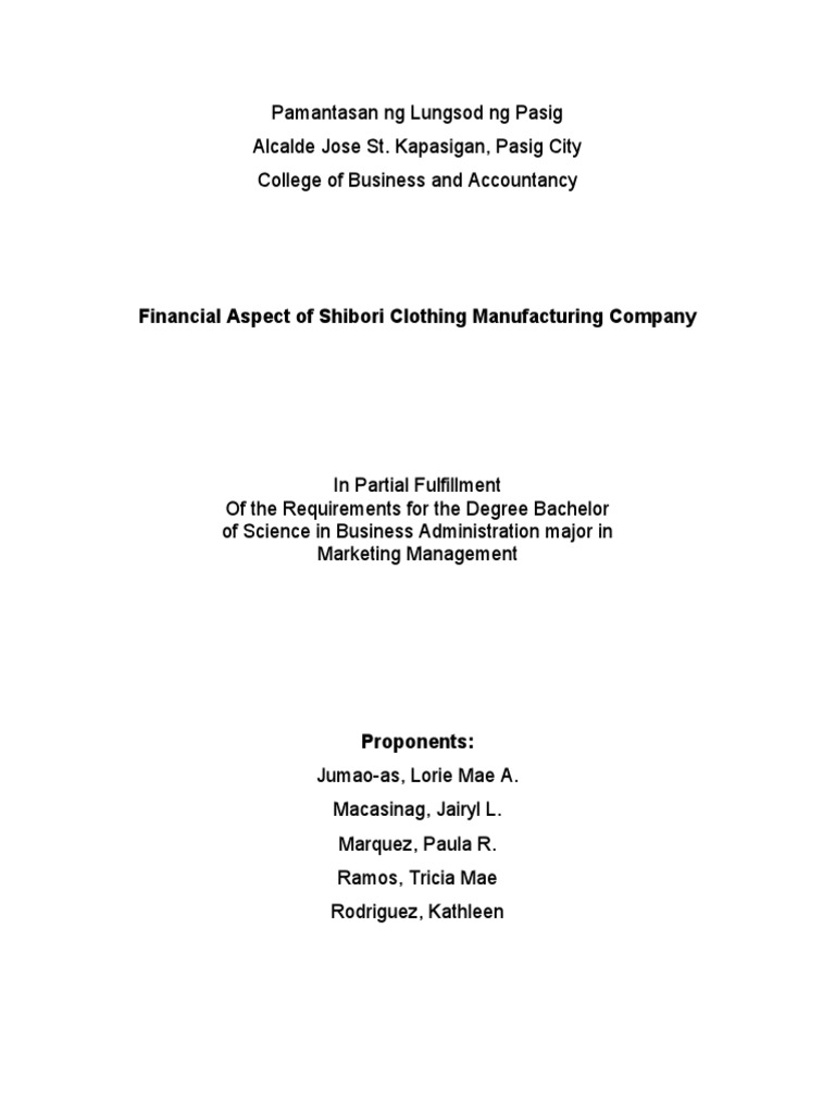 Financial Aspect | PDF Financial Aspect | PDF