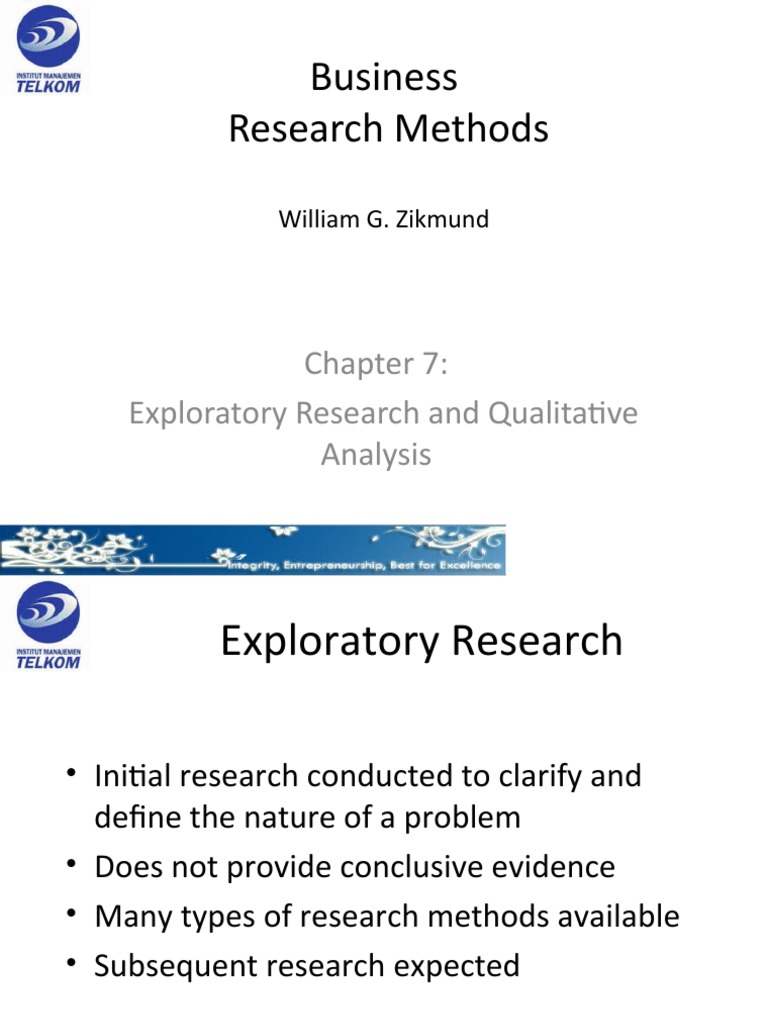 Exploratory Research: Qualitative Insights | PDF | Sampling (Statistics ...