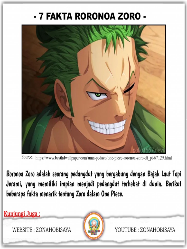 7 Fakta Zoro One Piece | PDF