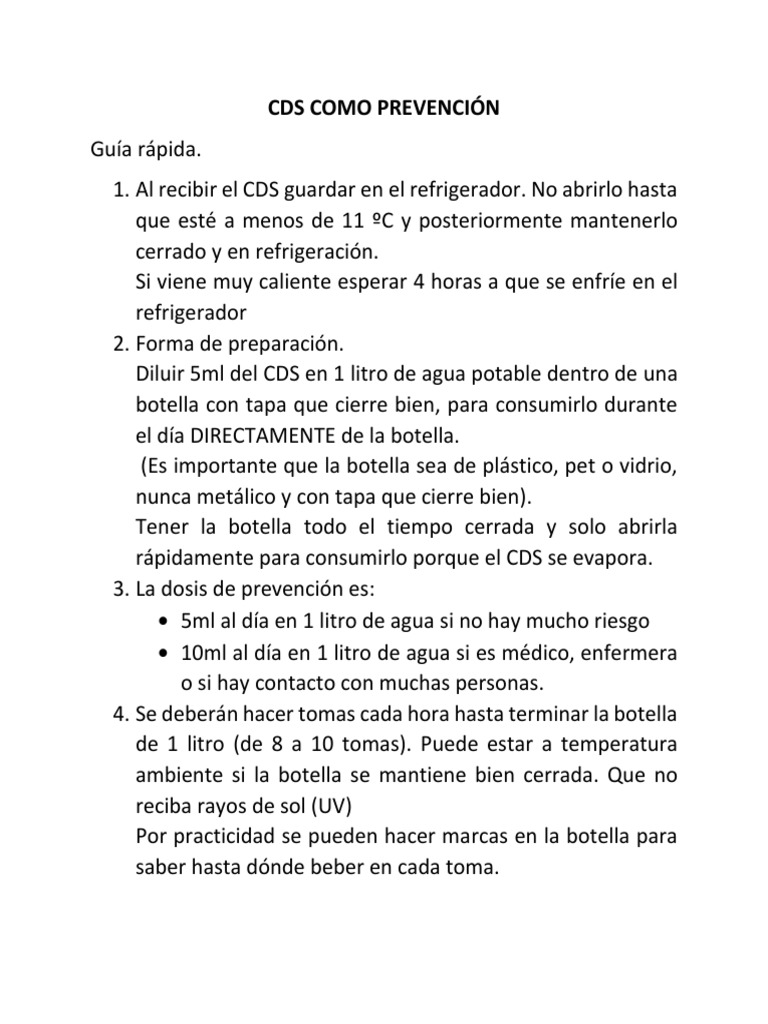 Guia Rápida para Empezar Protocolo C Kalcker Hecha Por MV y MC | PDF | Alimentos | Botella