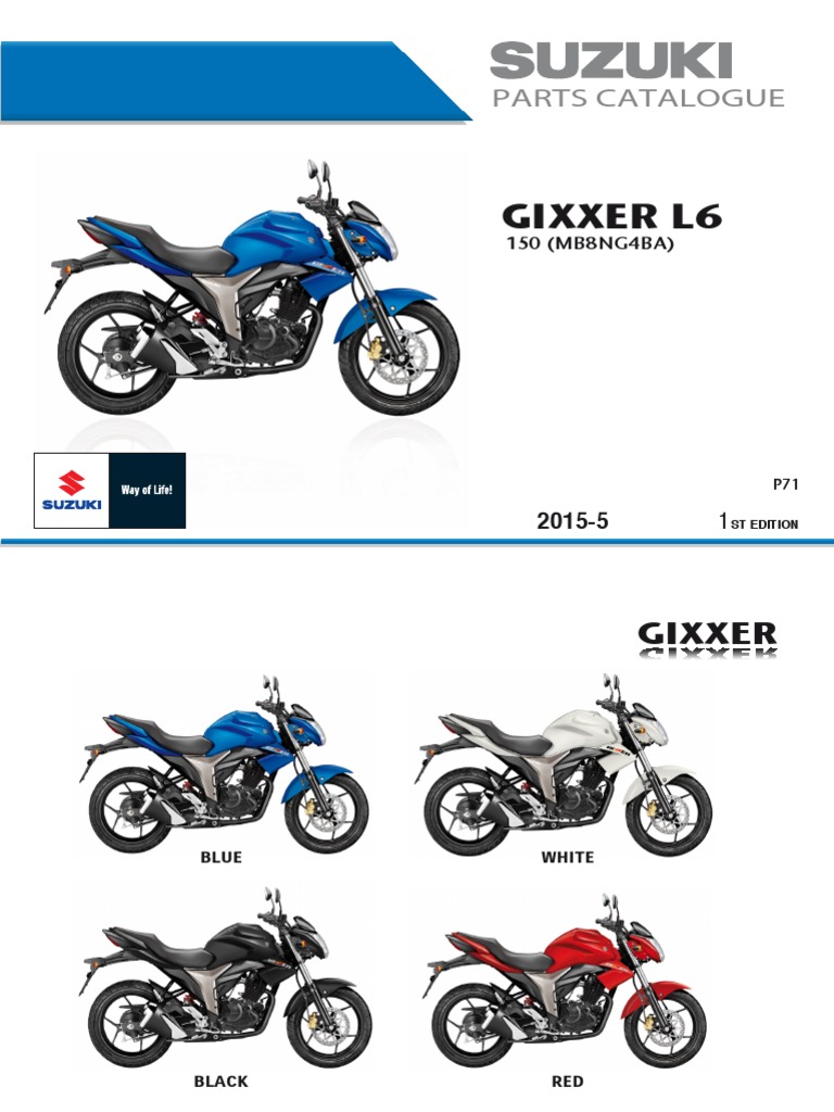 Gixxer l6 p71 | PDF | Motor Vehicle | Internal Combustion Engine