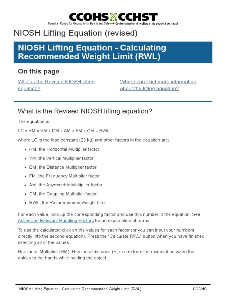 Calculating RWL | PDF | Metrology