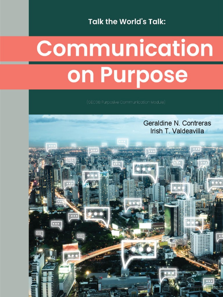 PurCom PDF | PDF | Communication | Public Speaking