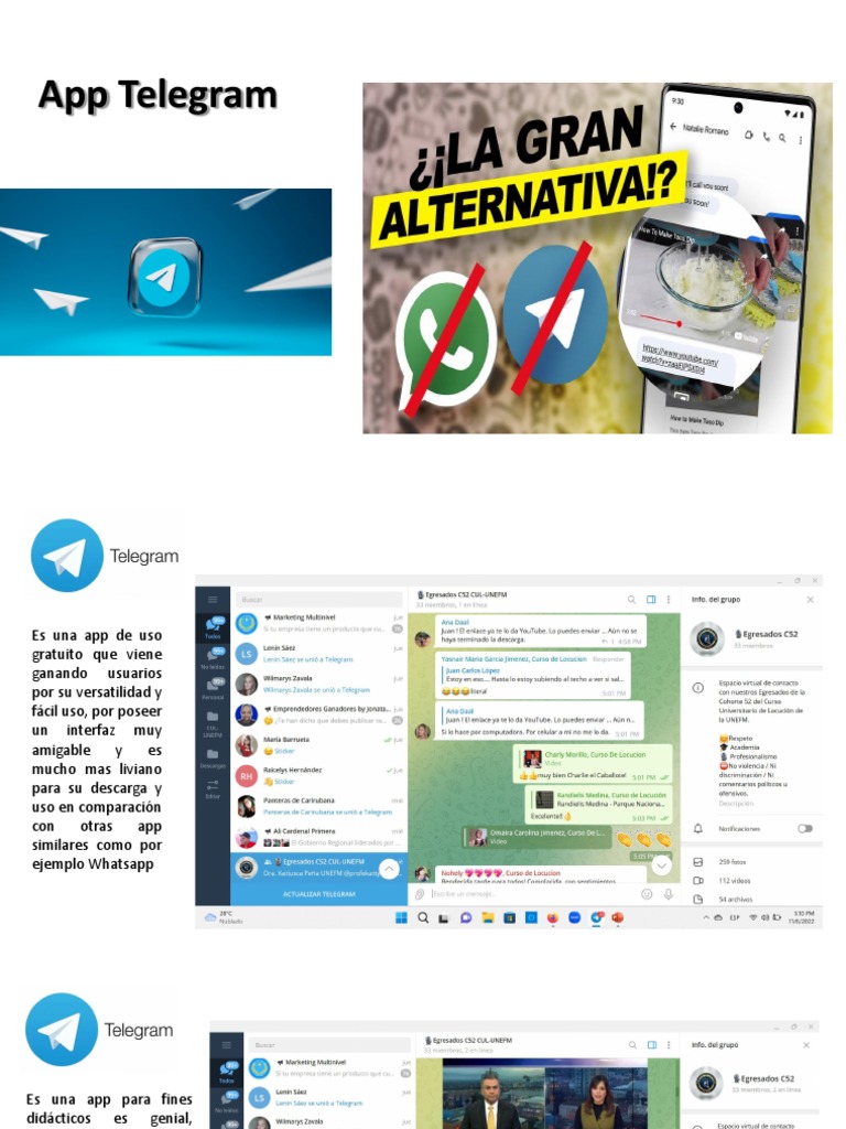 Telegram para usos educativos | PDF