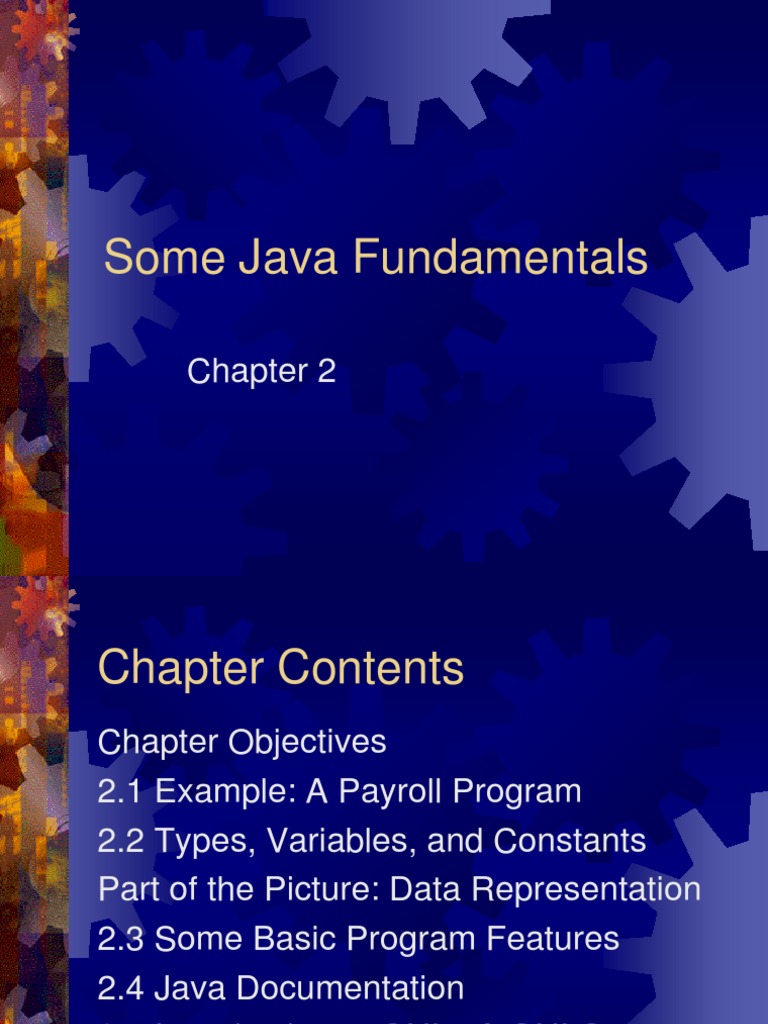 Java Fundamentals Pdf Class Computer Programming Method Computer Programming 7657