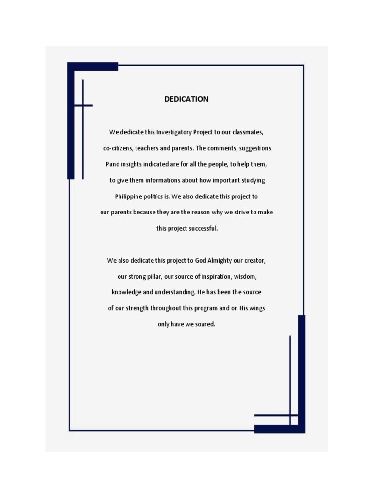 DEDICATION-WPS Office | PDF | Social Science
