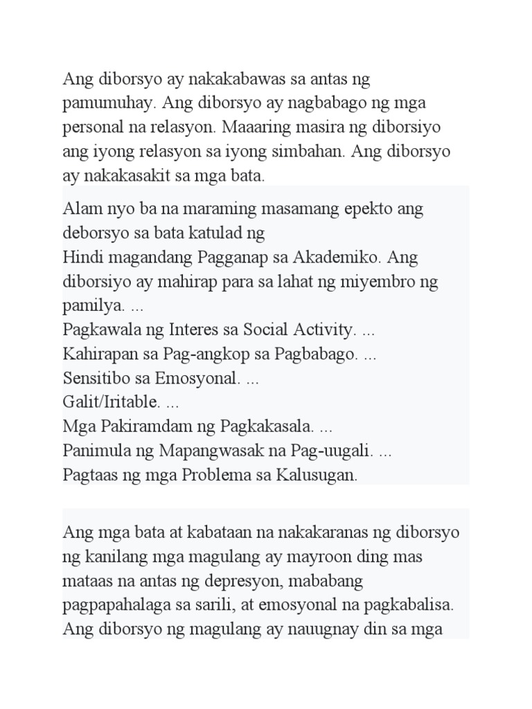 Anti Divorce | PDF
