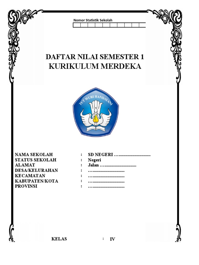 Daftar Nilai Kurikulum Merdeka Ods Pdf