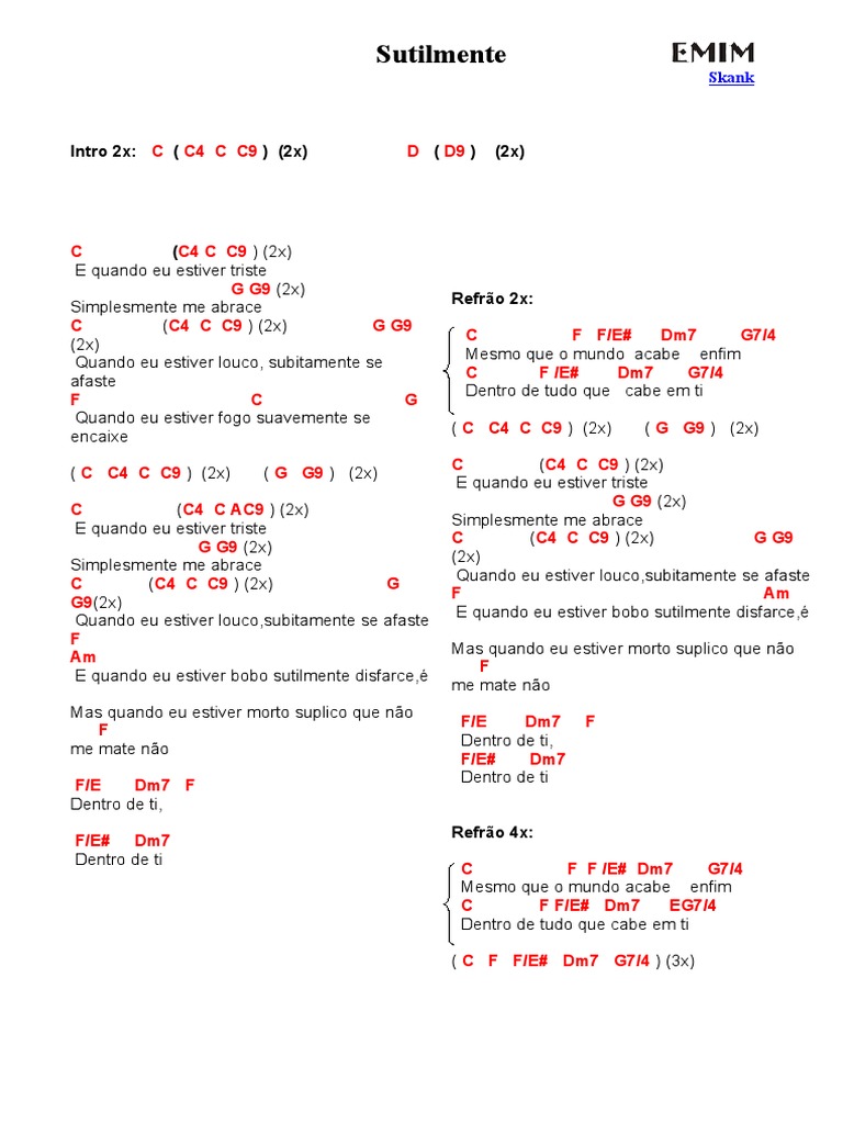 Sutilmente (C) | PDF