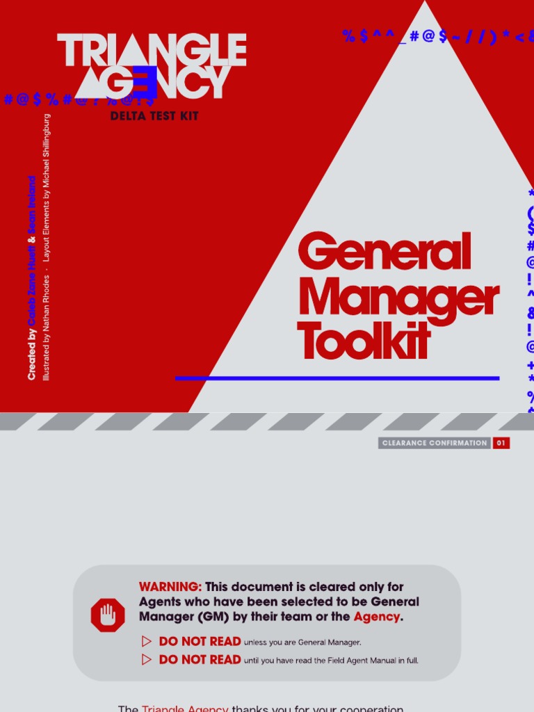 Triangle Agency - General Manager's Toolkit | PDF | Yield (Engineering ...