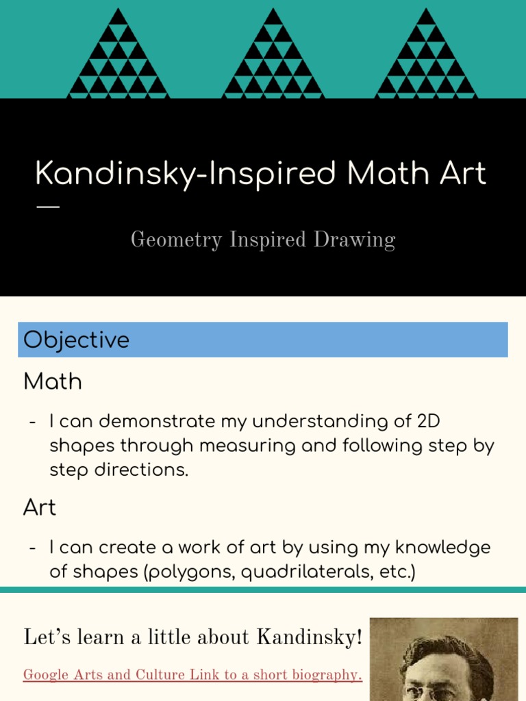 Kandinsky-Inspired Abstract Geometry Drawing | PDF | Home & Garden | Art