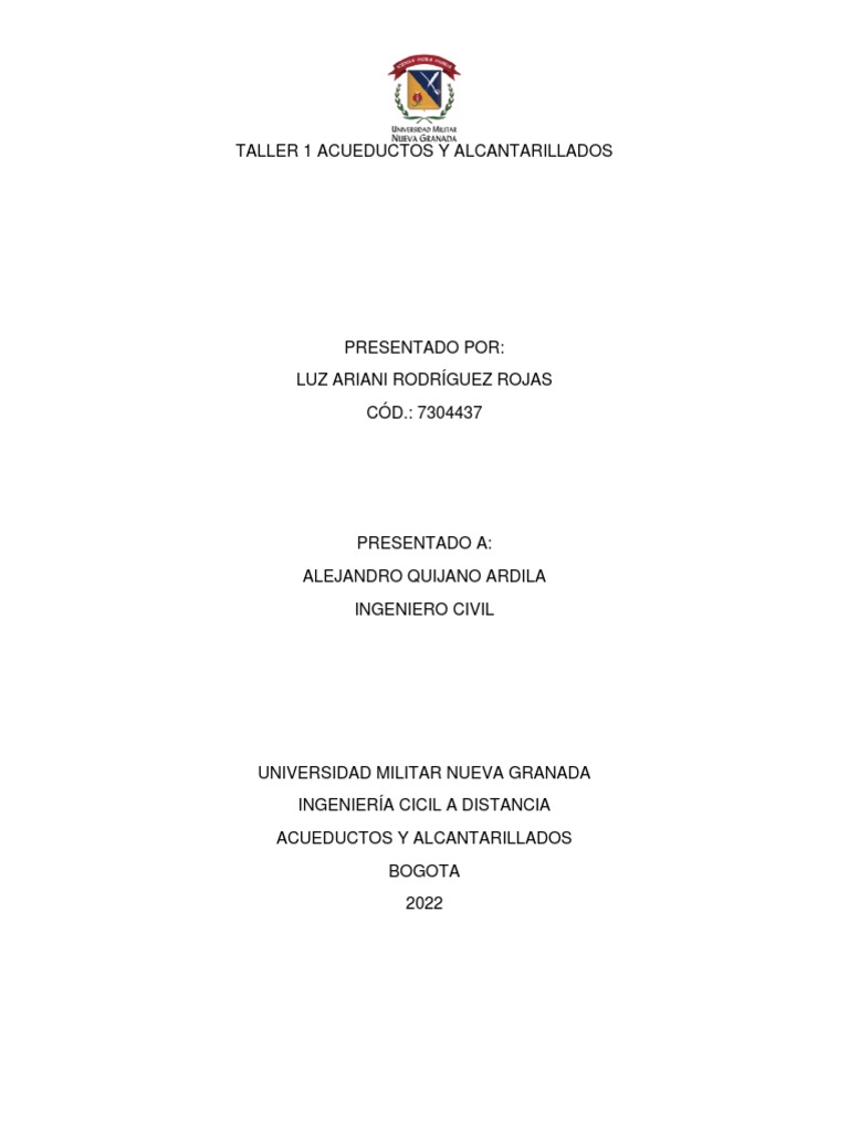 Taller 1 Aa Luz Rodriguez Cod 7304437 (2) | PDF | Río | Andes