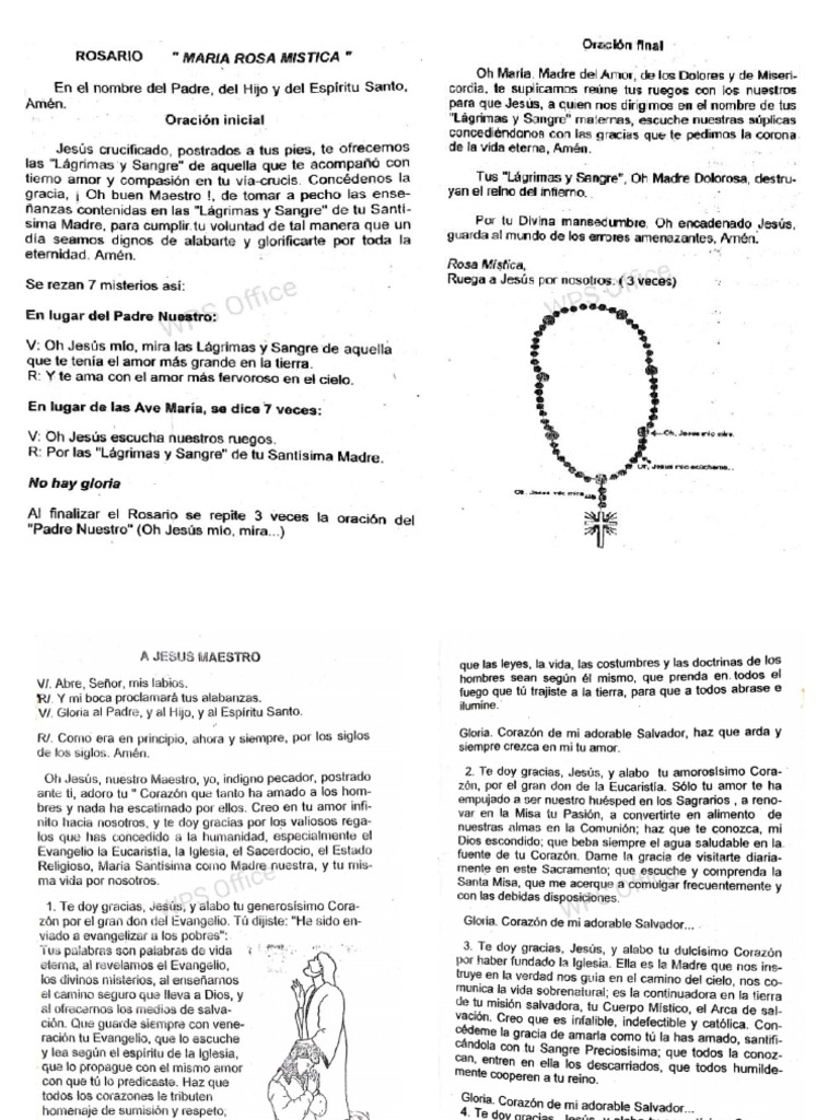 ROSARIO ROSA MISTICA | PDF