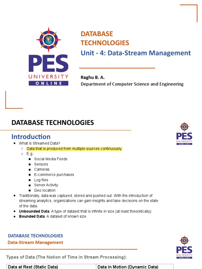 DBT Unit4 PDF | Download Free PDF | Apache Spark | Databases