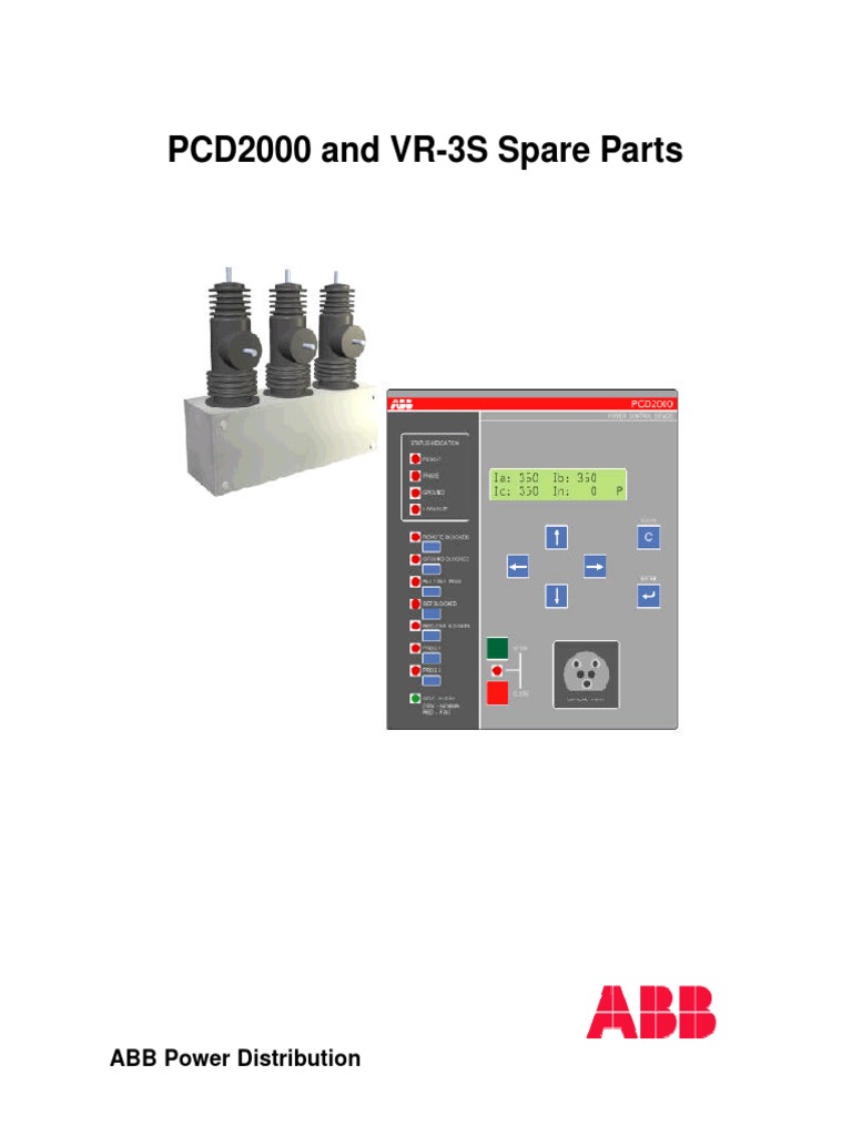 PCD2000 & VR-3S Spare Parts Guide | PDF