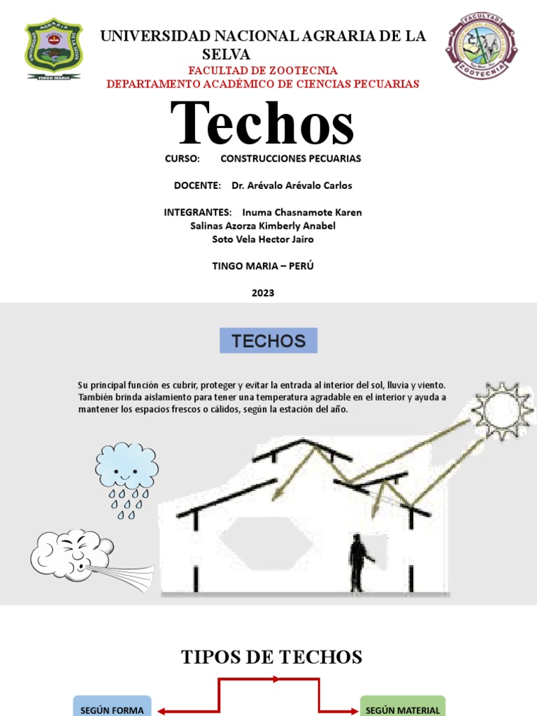 TECHOS | PDF | Techo | Ingeniería de Edificación