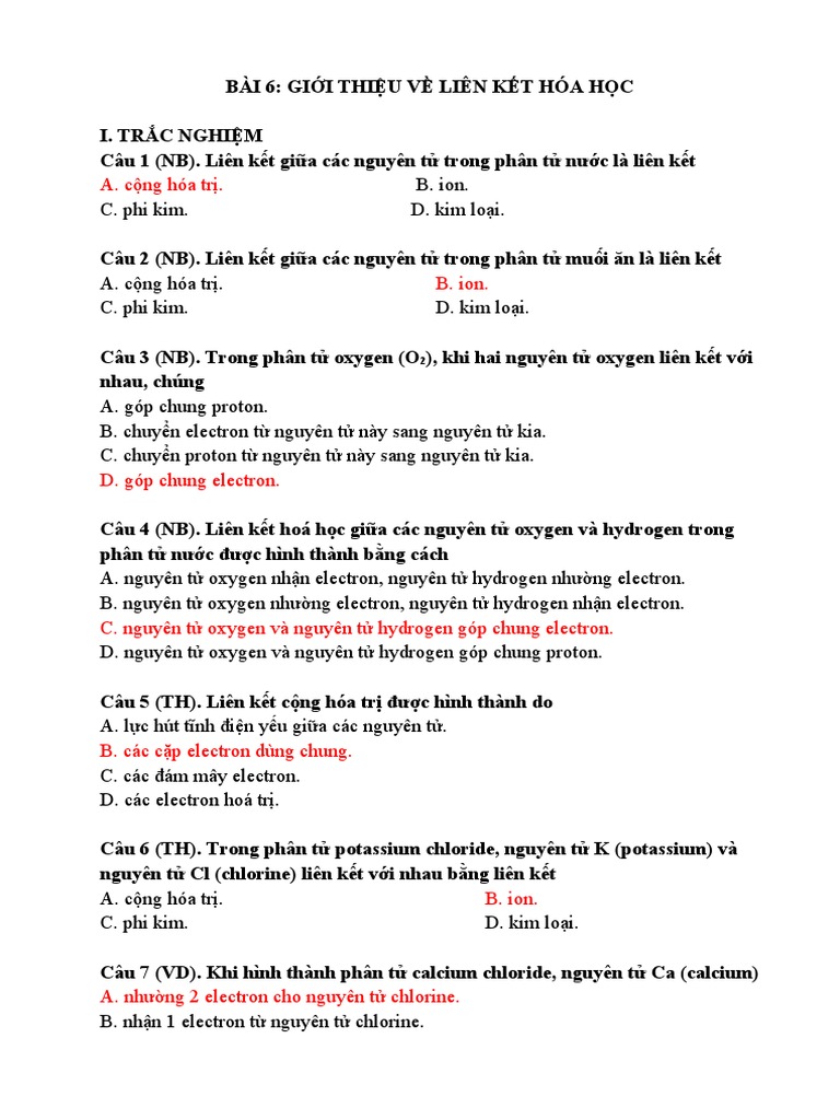 Bài 6 - KHTN - KNTT | PDF