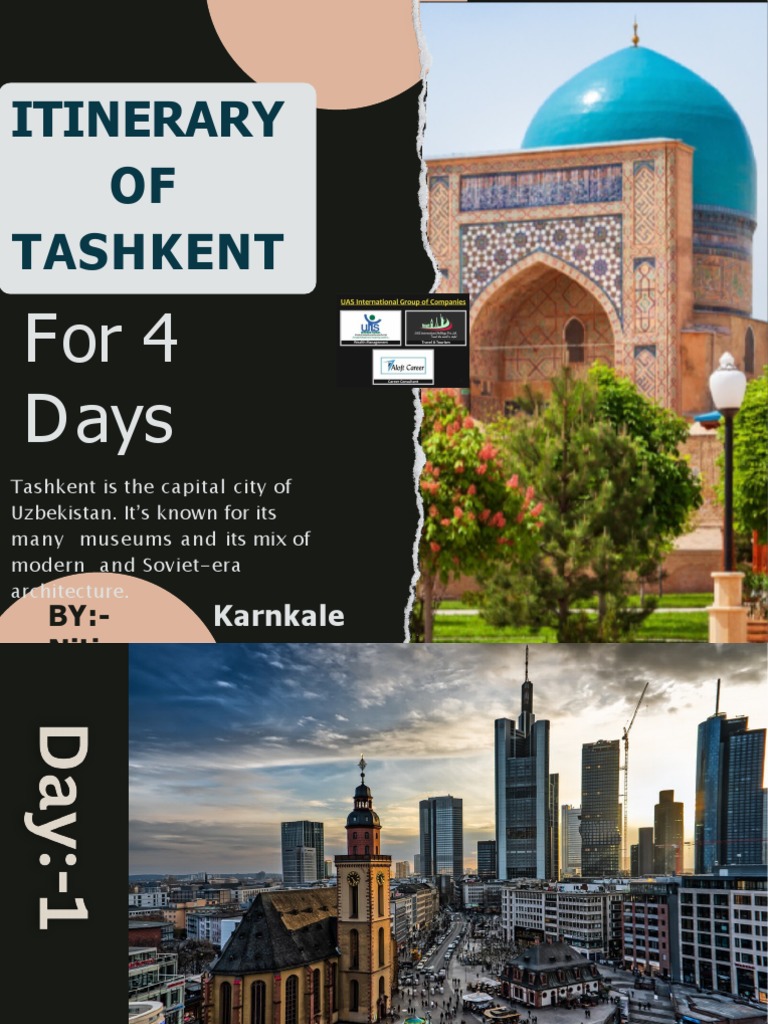 Itinerary of Tashkent | PDF | Tourism