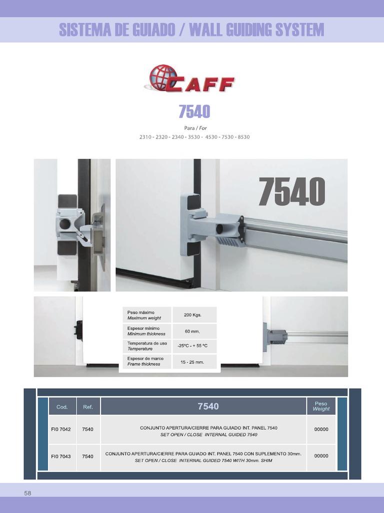 Guiado Frontal Fermod 7540 | PDF