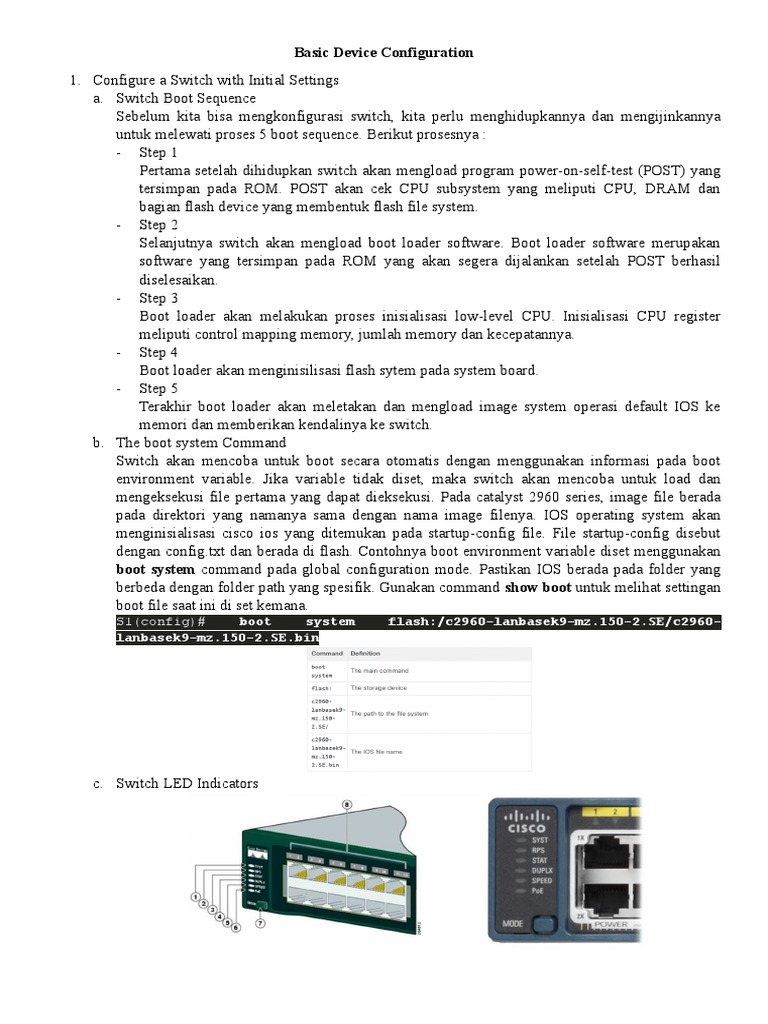 Basic Device Configuration | PDF Basic Device Configuration | PDF