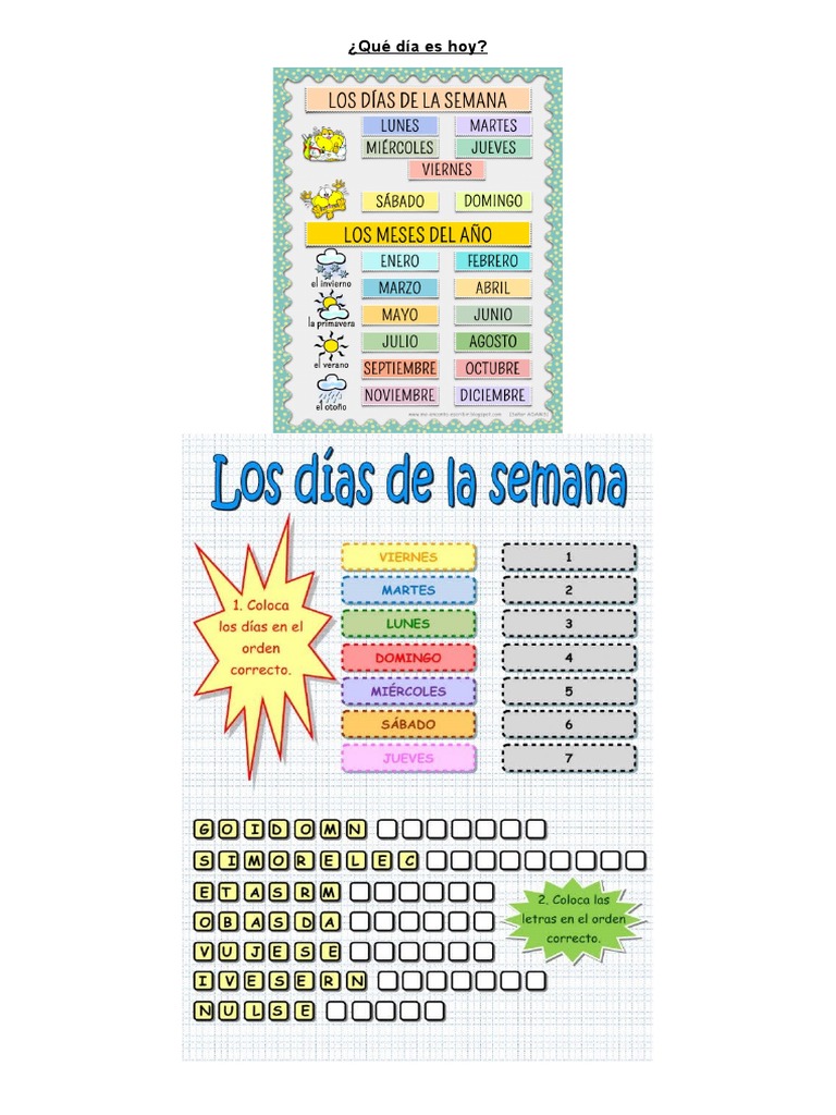 Qué Día Es Hoy | PDF