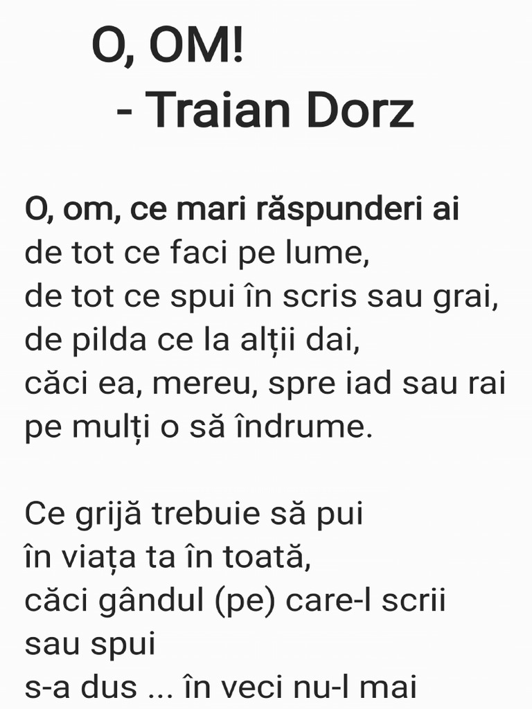 O, Om! Traian Dorz PDF | PDF