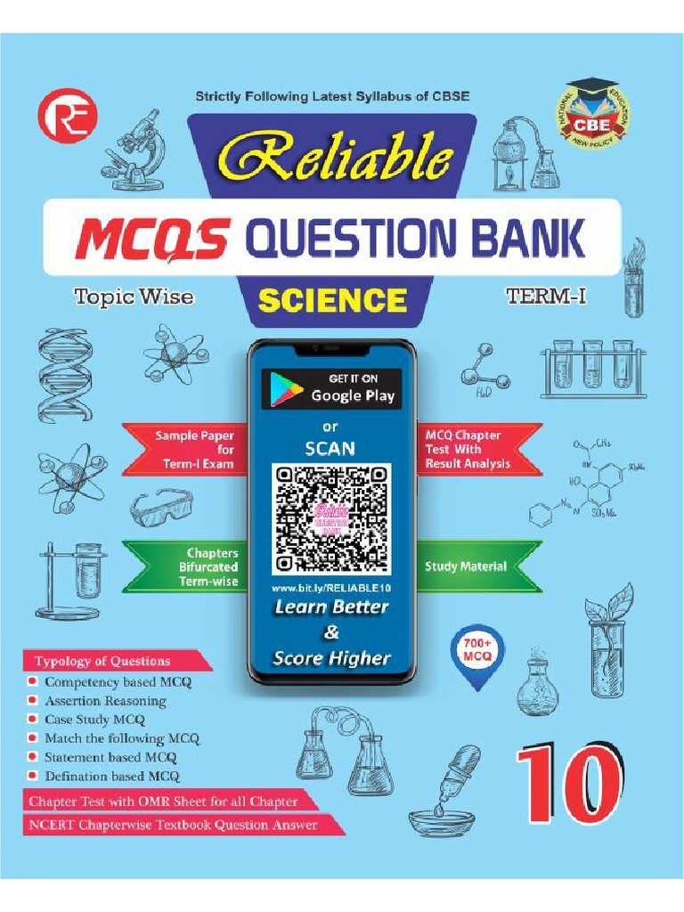 Reliable Science MCQ Question Bank Class 10 @NtseBookCorner PDF | PDF