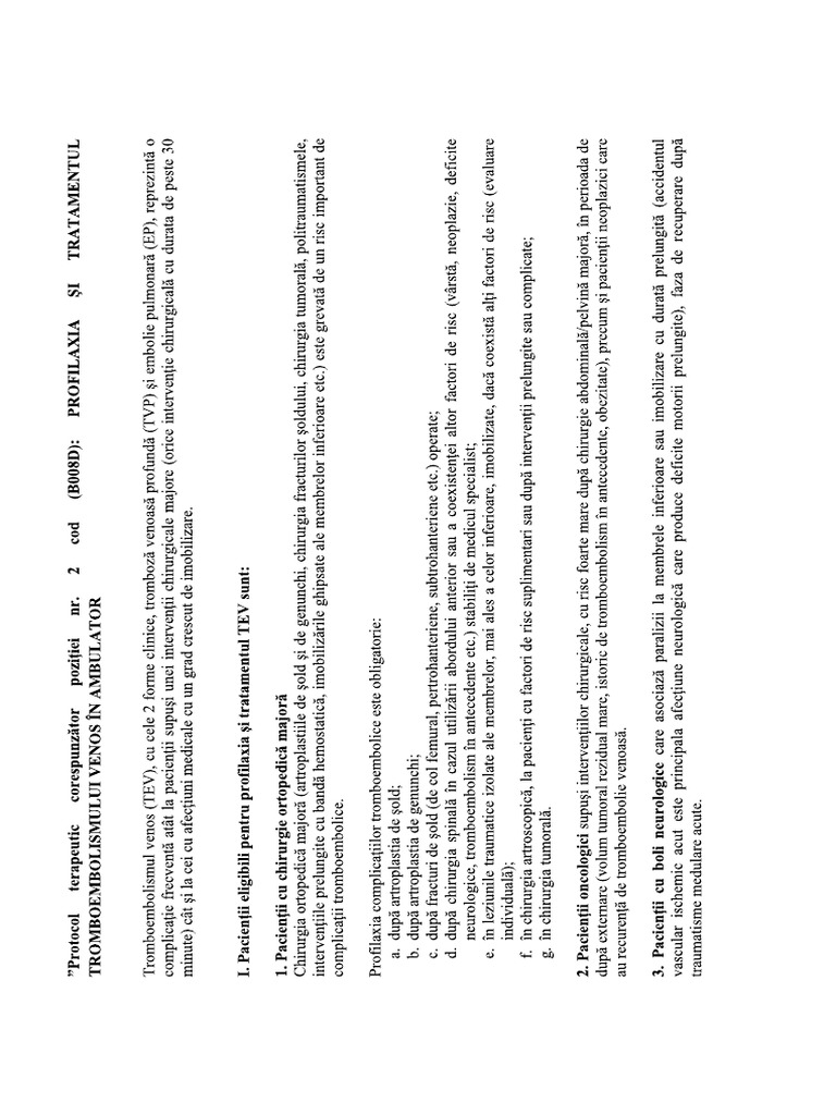 Protocol Terapeutic Corespunzător Poziţiei Nr. 2 Cod (B008D) PROFILAXIA ŞI TRATAMENTUL ...