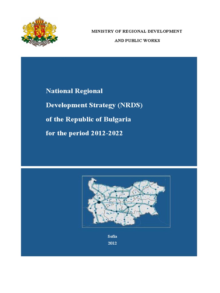 National Regional Development Strategy (NRDS) of The Republic of ...