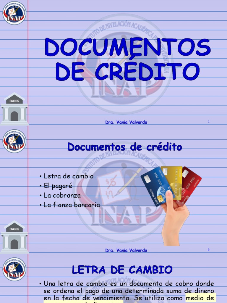 7 Documentos de Crédito PDF | PDF