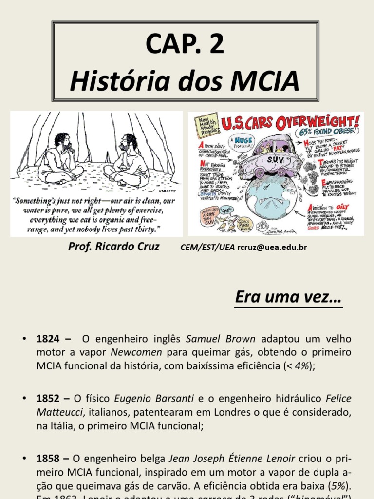 História Dos MCIA | PDF | Mercedes Benz | Motores
