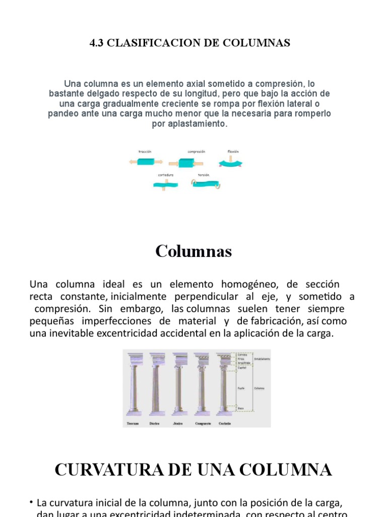 4.3 Clasificacion de Columnas | PDF