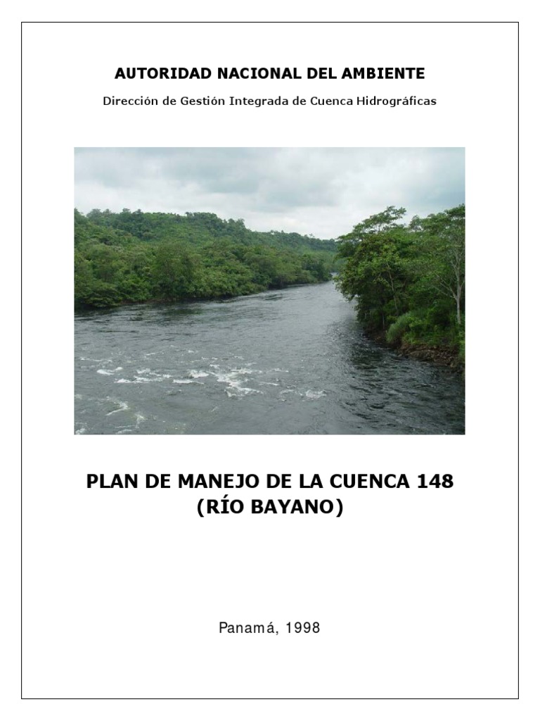 Plan de Manejo Cuenca Río Bayano | PDF