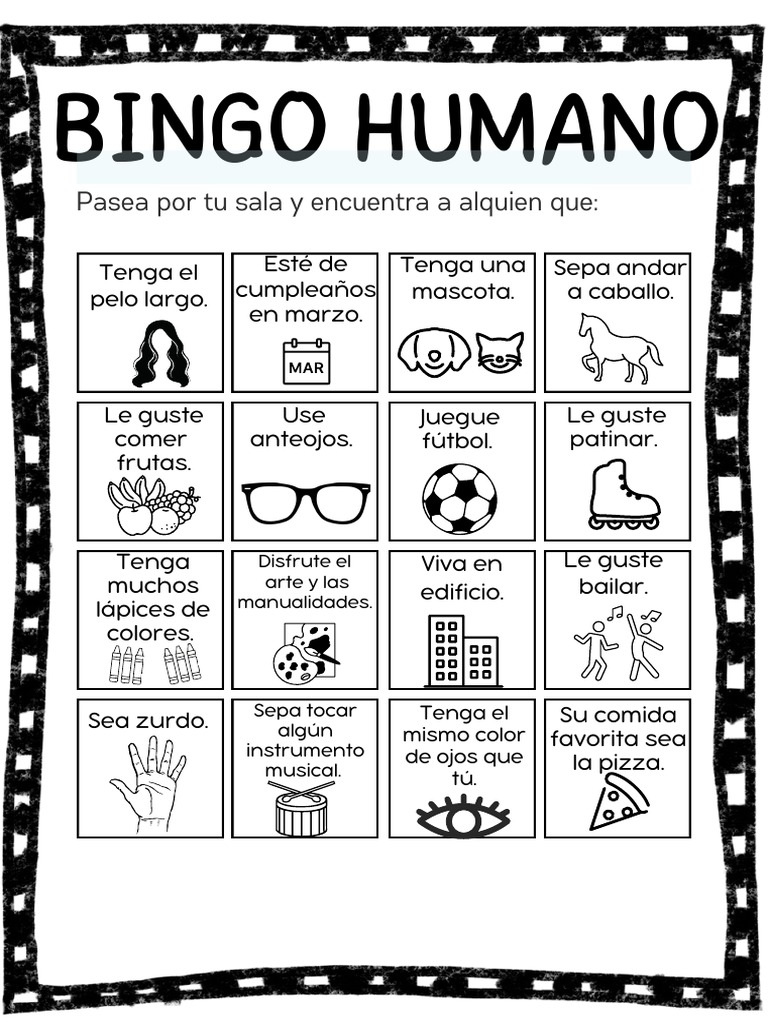 Bingo Humano | PDF