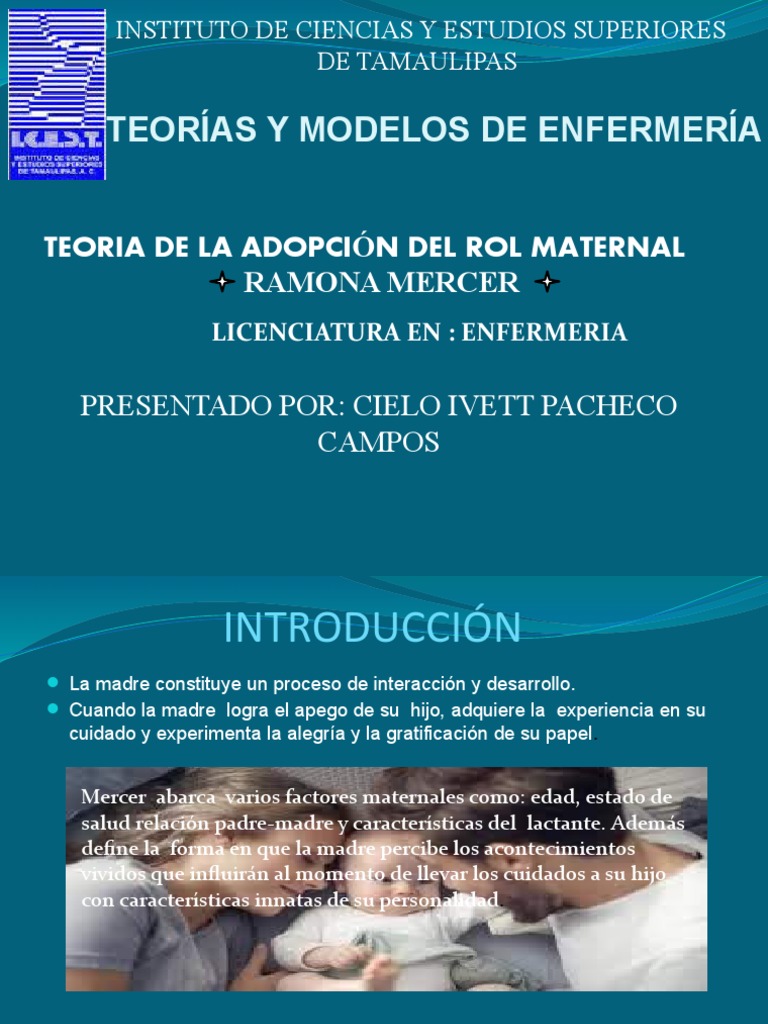 Teorías de Ramona Mercer | PDF | Enfermería | Parto