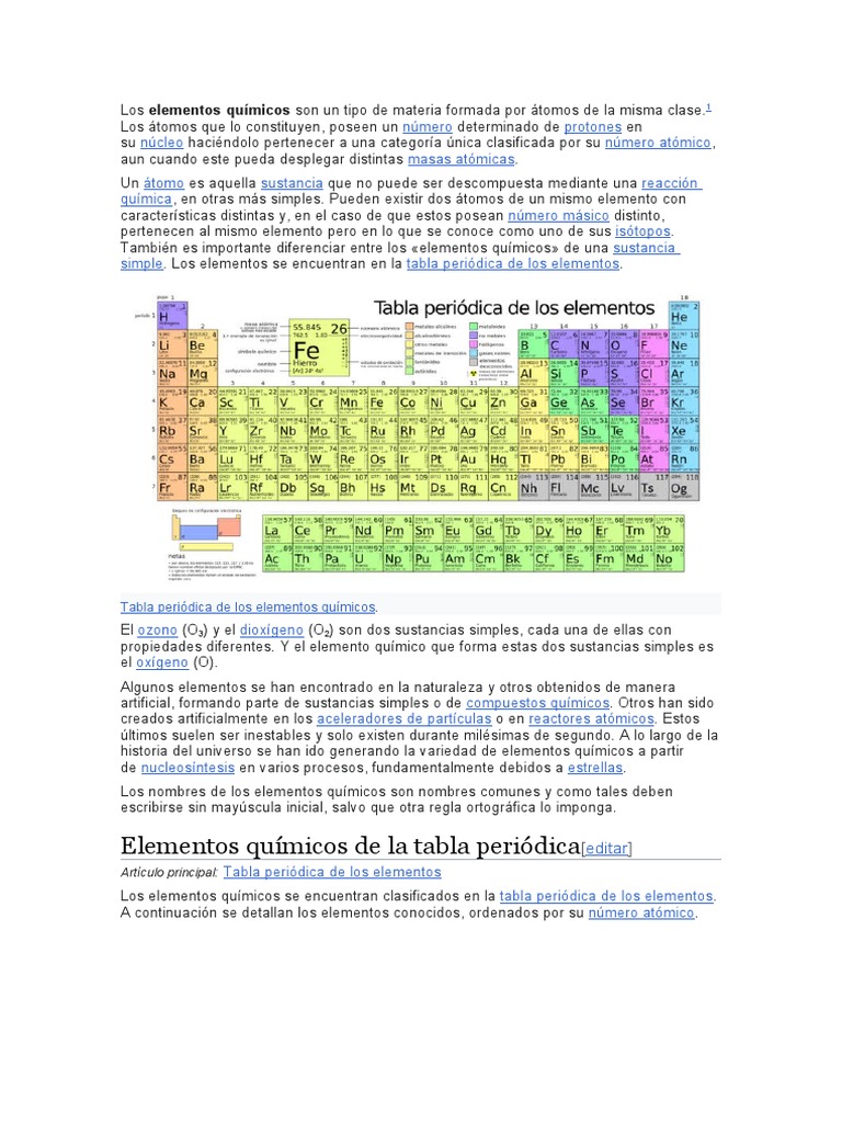 Elementos Quimicos | PDF | Elementos químicos | Química