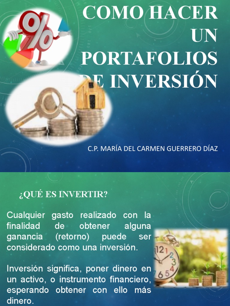 Cómo crear un portafolio de inversión equilibrado y efectivo | PDF | Portafolio (Finanzas ...