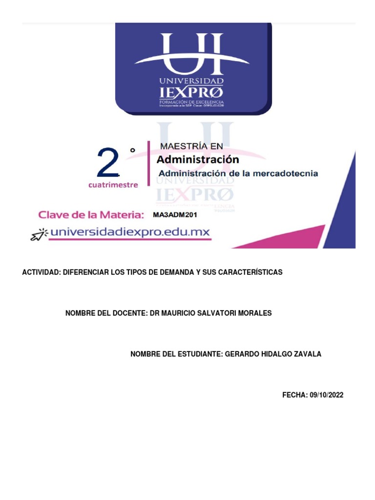 Tipos de Demanda en Marketing | PDF | Producto (Negocio) | Marketing
