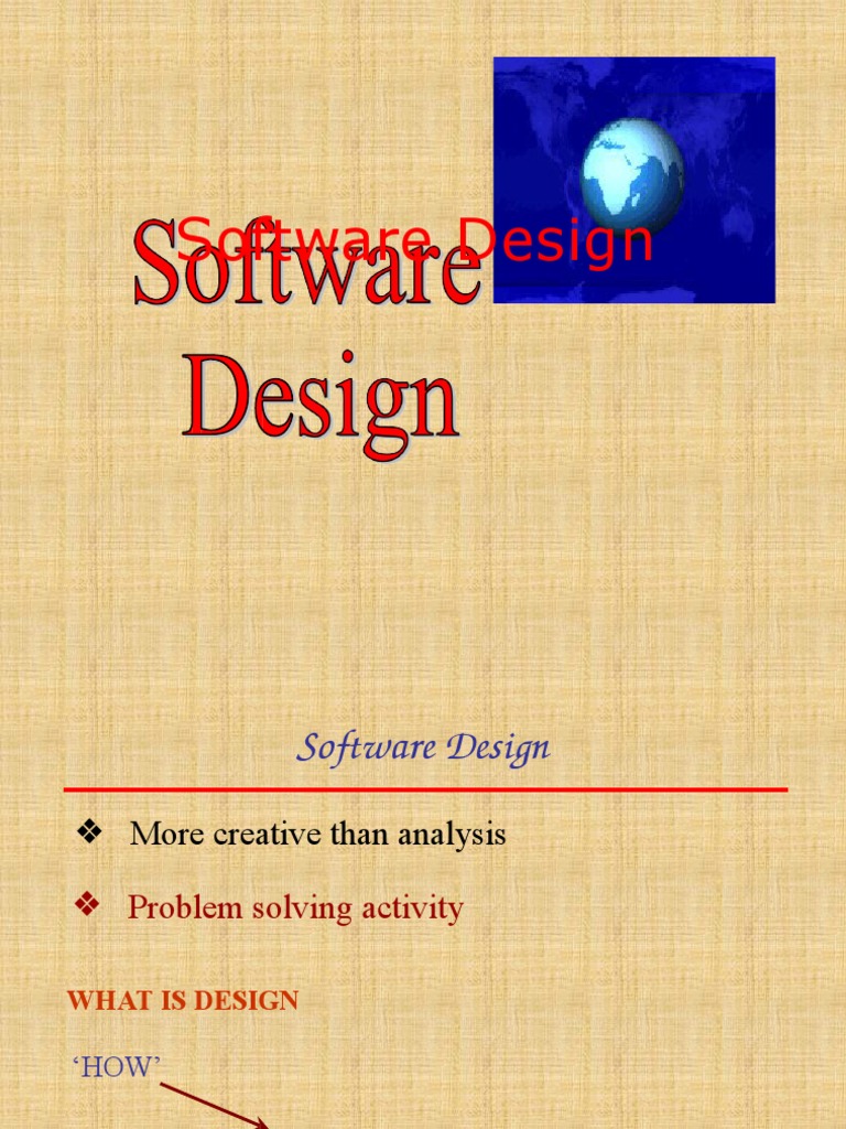 Chapter 5 Software Design | PDF