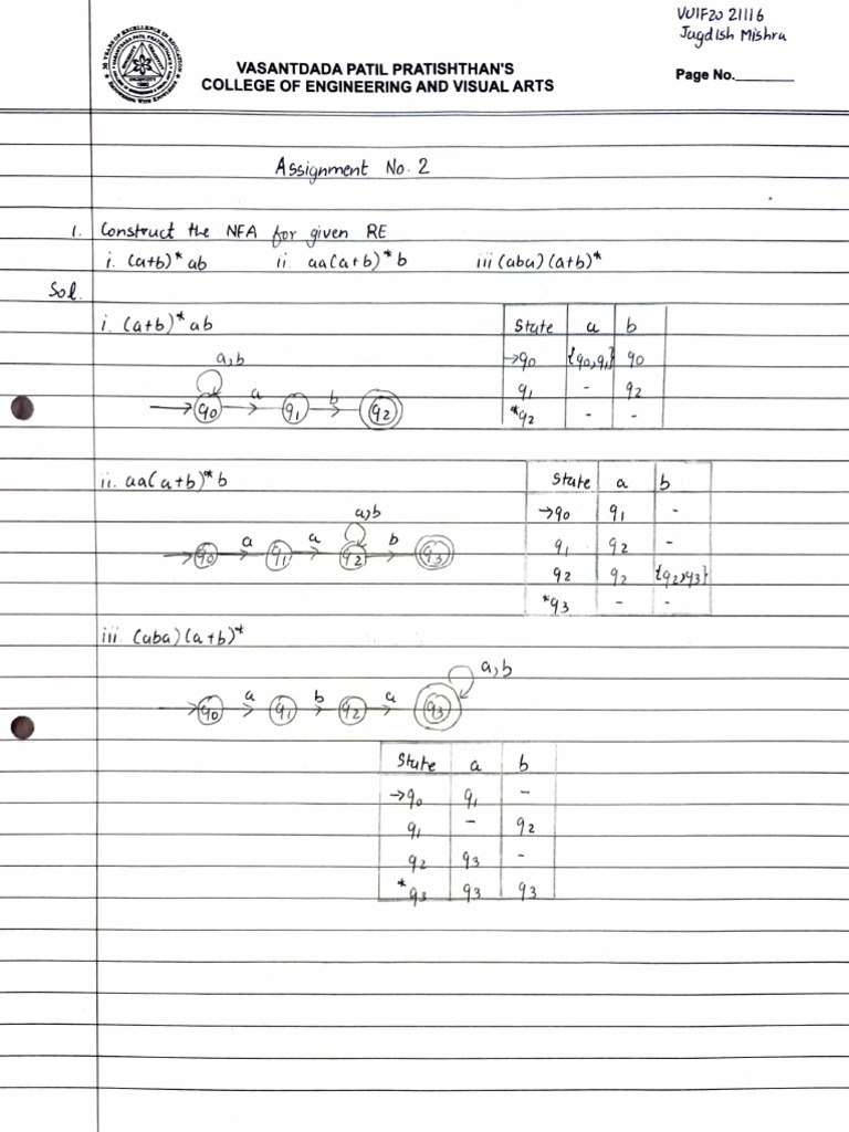 Tcs Assignment 2 Pdf 