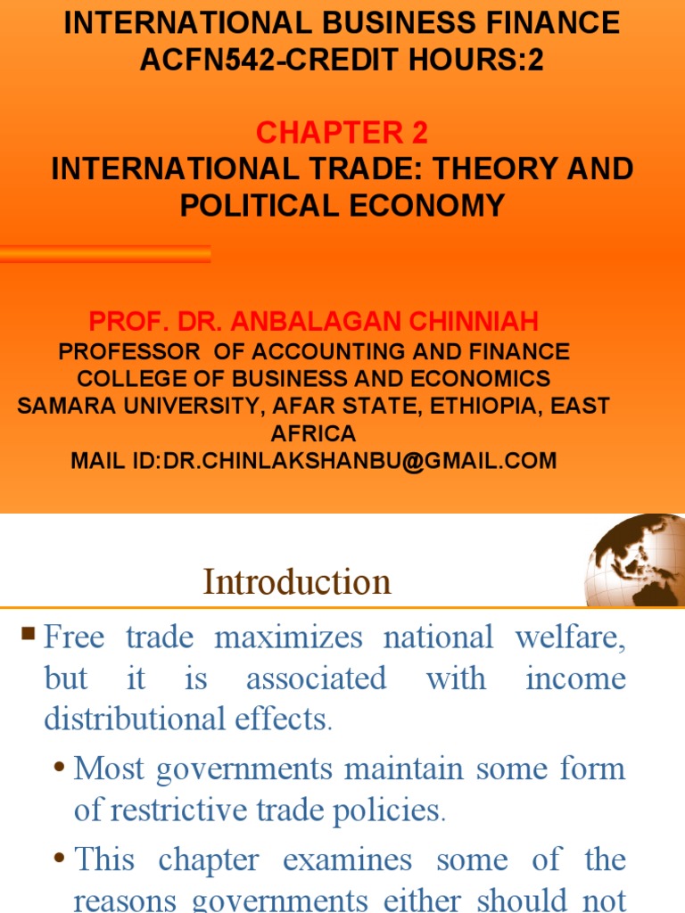 IBF Chapter-2 International Trade2 | PDF