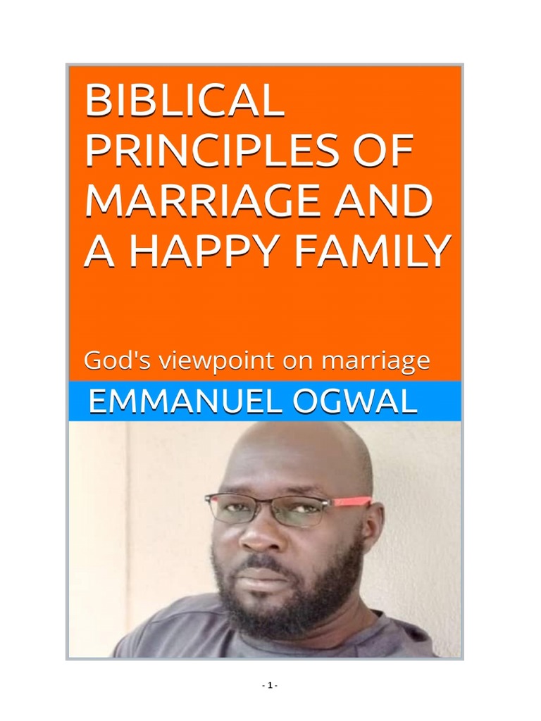 Biblical Marriage Principles Explained | PDF | Genesis Creation ...